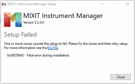 Instrument Manager Advanced Troubleshooting – MIXIT help center