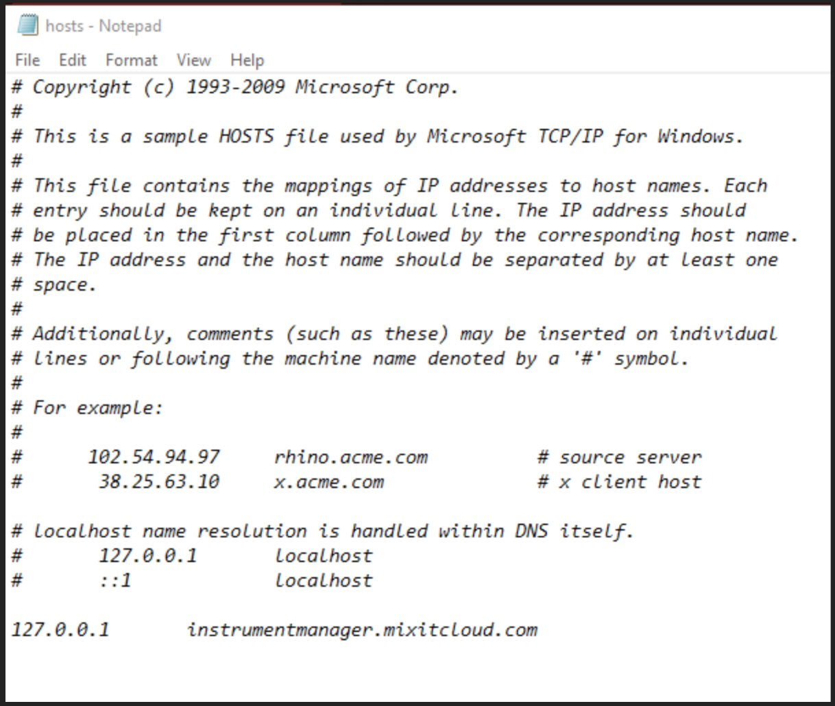 Instrument Manager Advanced Troubleshooting – MIXIT help center