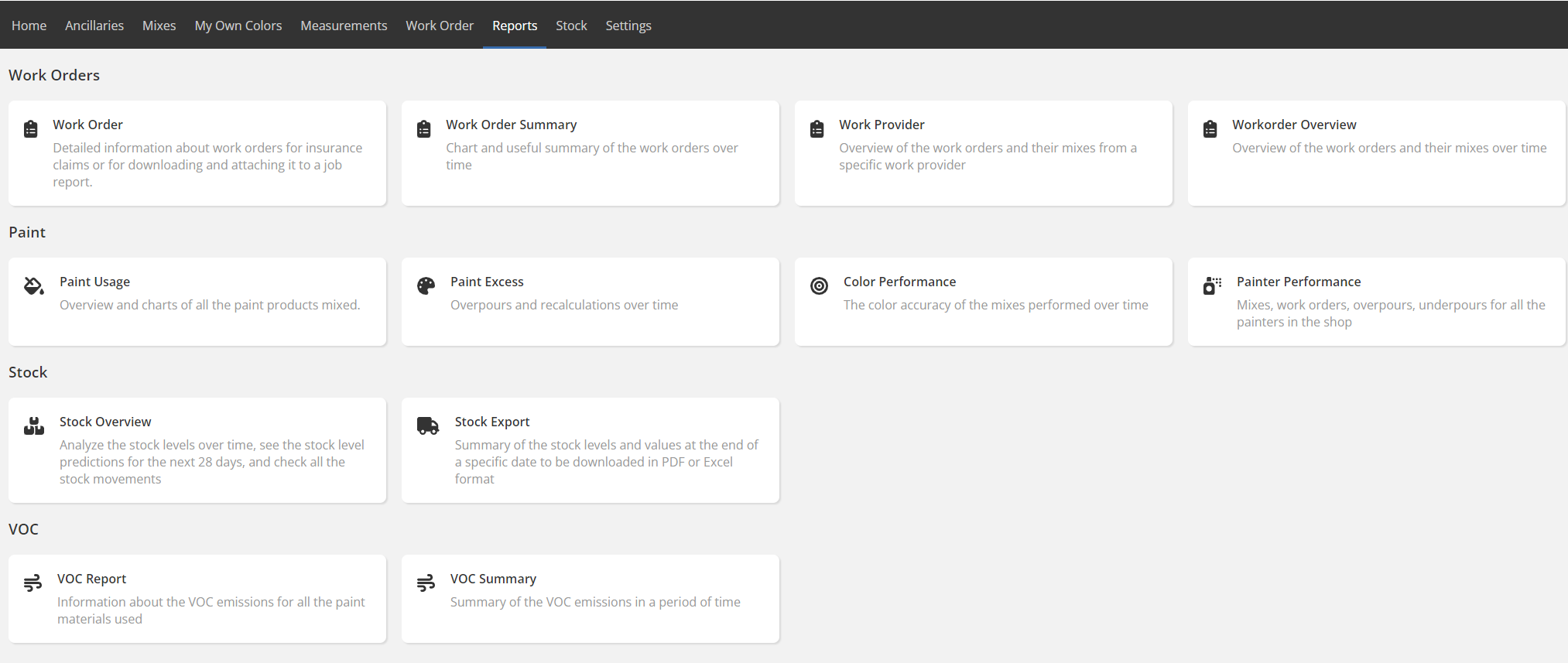 Reports Overview – MIXIT help center