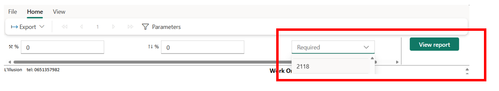 Workorder Report – MIXIT help center